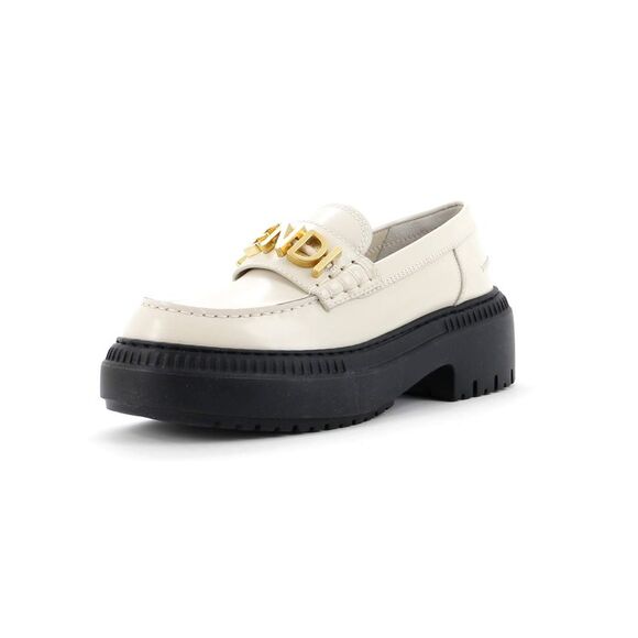 Fendi | Shoes | Fendi Womens Fendigraphy Lug Sole Loafers Leather ...